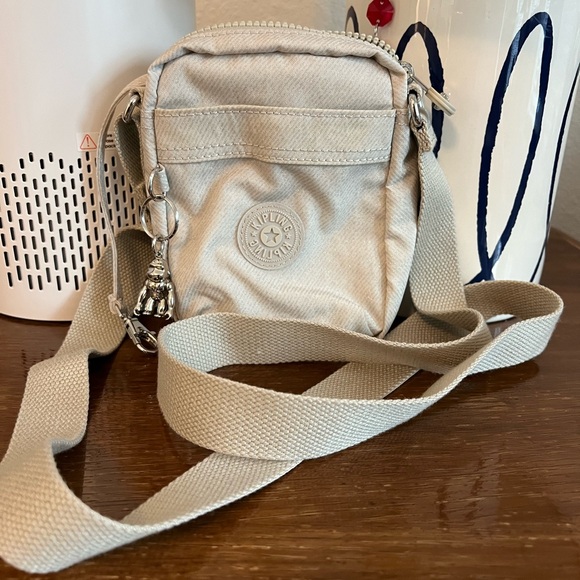 Kipling | Bags | Kipling Hisa Mini Twist Grey With Sparkle Crossbody ...